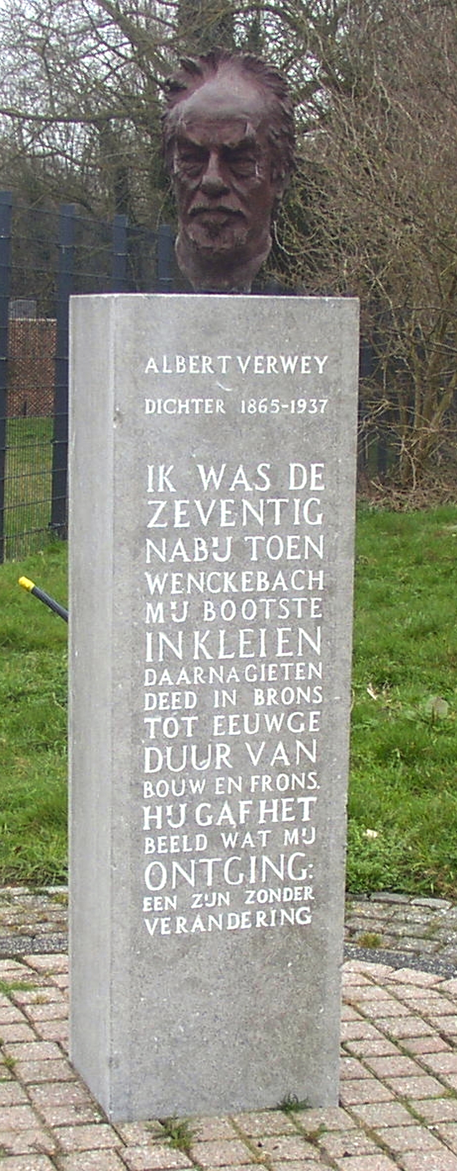 Buste van Albert Verwey in Noordwijk – Rob Scholte Museum