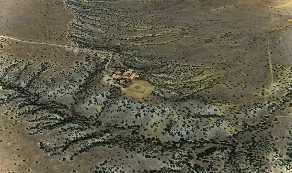 Jeffrey Epstein’s Zorro Ranch in New Mexico, as seen on Google Earth ...