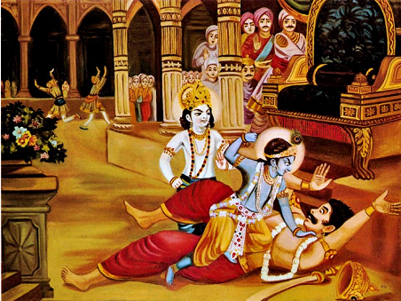 Krishna kills Kamsa (foto sanjay-dixit) – Rob Scholte Museum