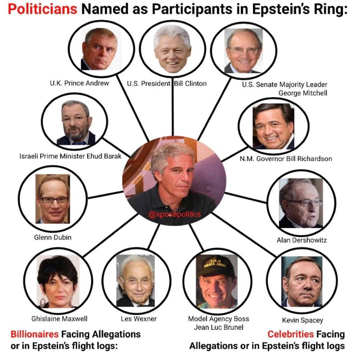 Named as Participants in the Epstein Ring (foto Telegram) – Rob Scholte ...