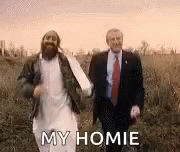 Osama bin Laden & Donald Rumsfeld (gif tenor.com) – Rob Scholte Museum